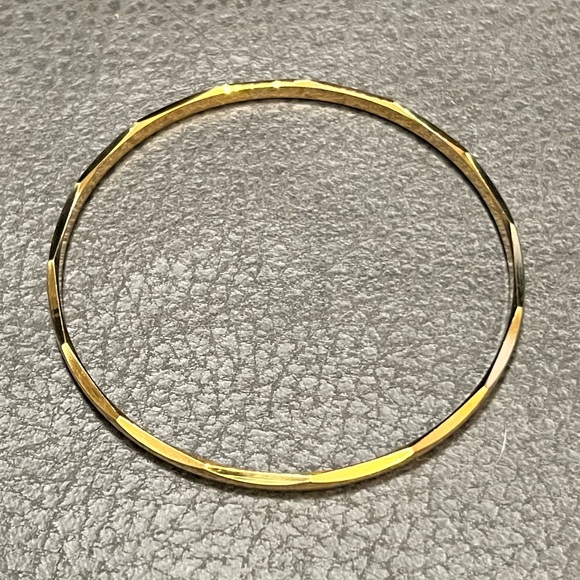 Trifari | Jewelry | Vintage Crown Trifari Thin Gold Tone Bangle ...